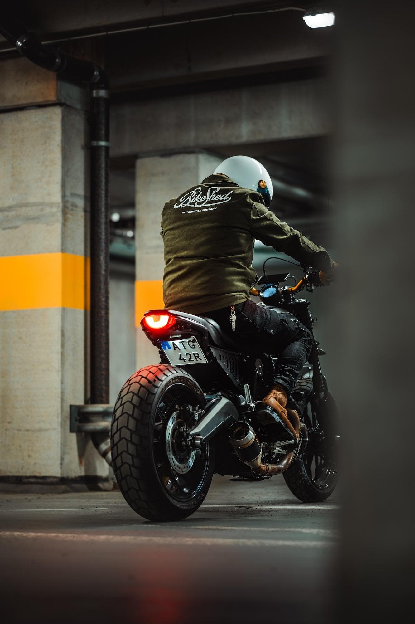 BSMC Garage Twill Jacket - KHAKI – Bike Shed Motorcycle Club