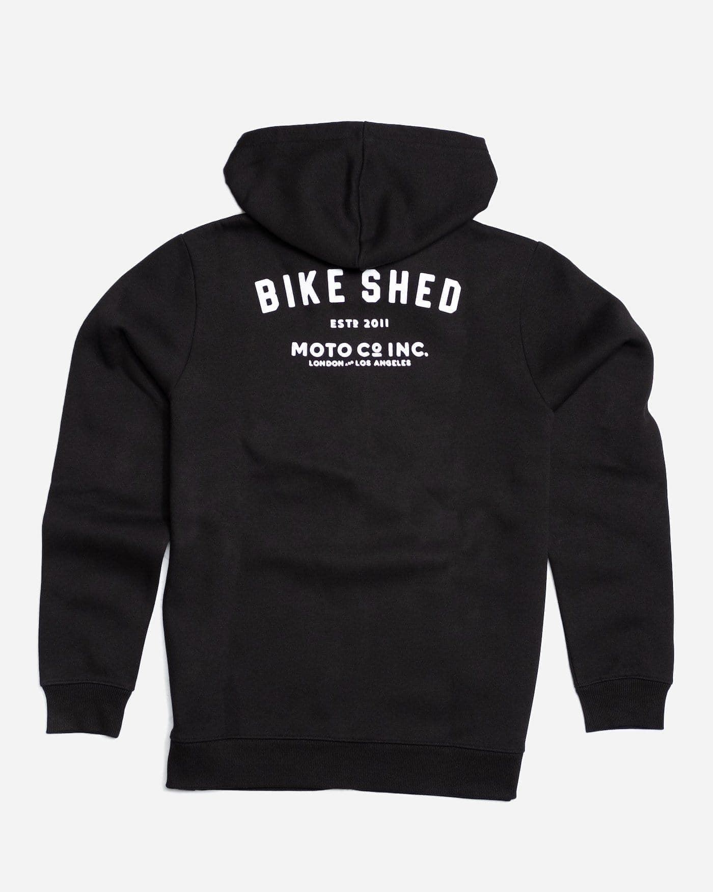 ESTD. Cotton Motorcycle Hoodie Black | Bike Shed Moto Co. – Bike Shed ...